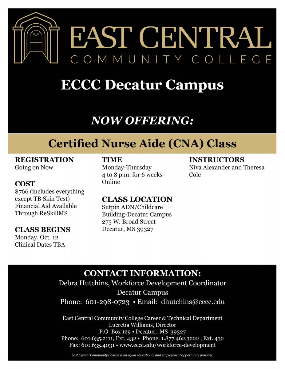Upcoming Training | East Central Community College