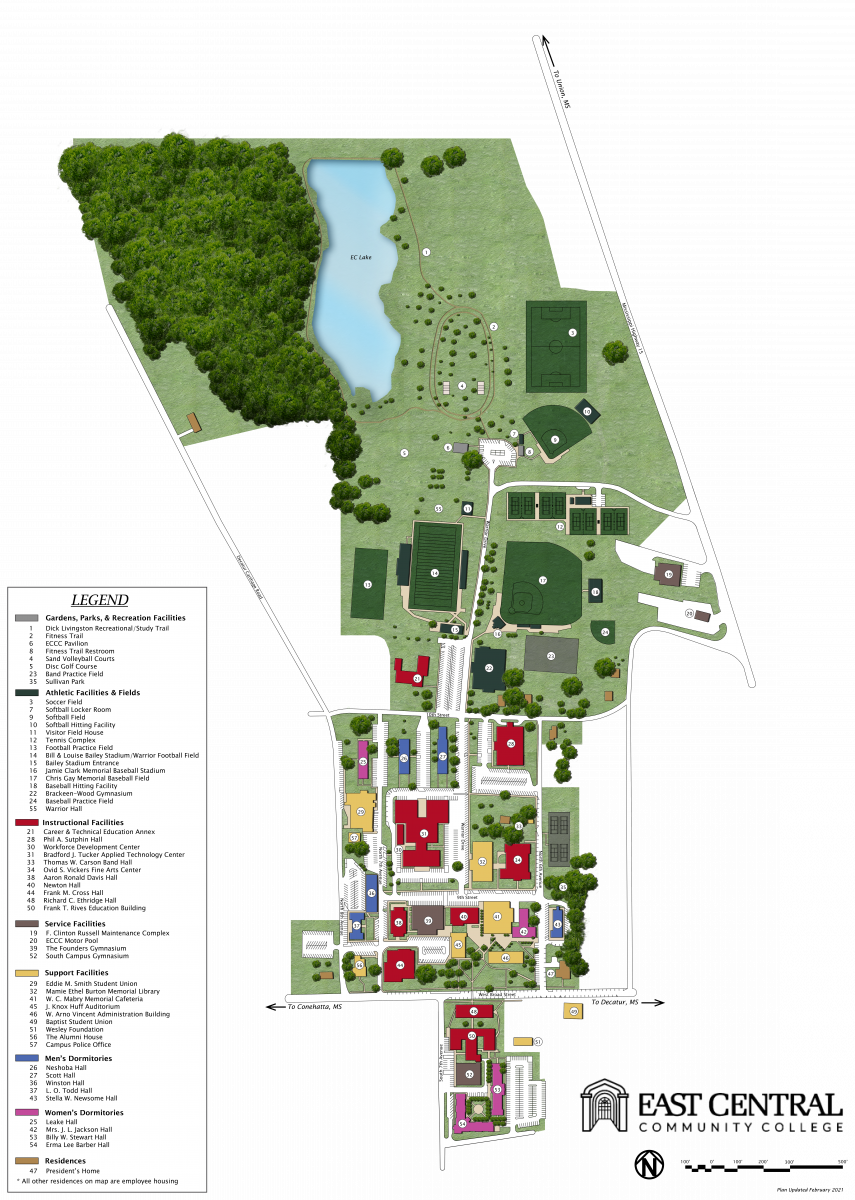 Campus Map | East Central Community College